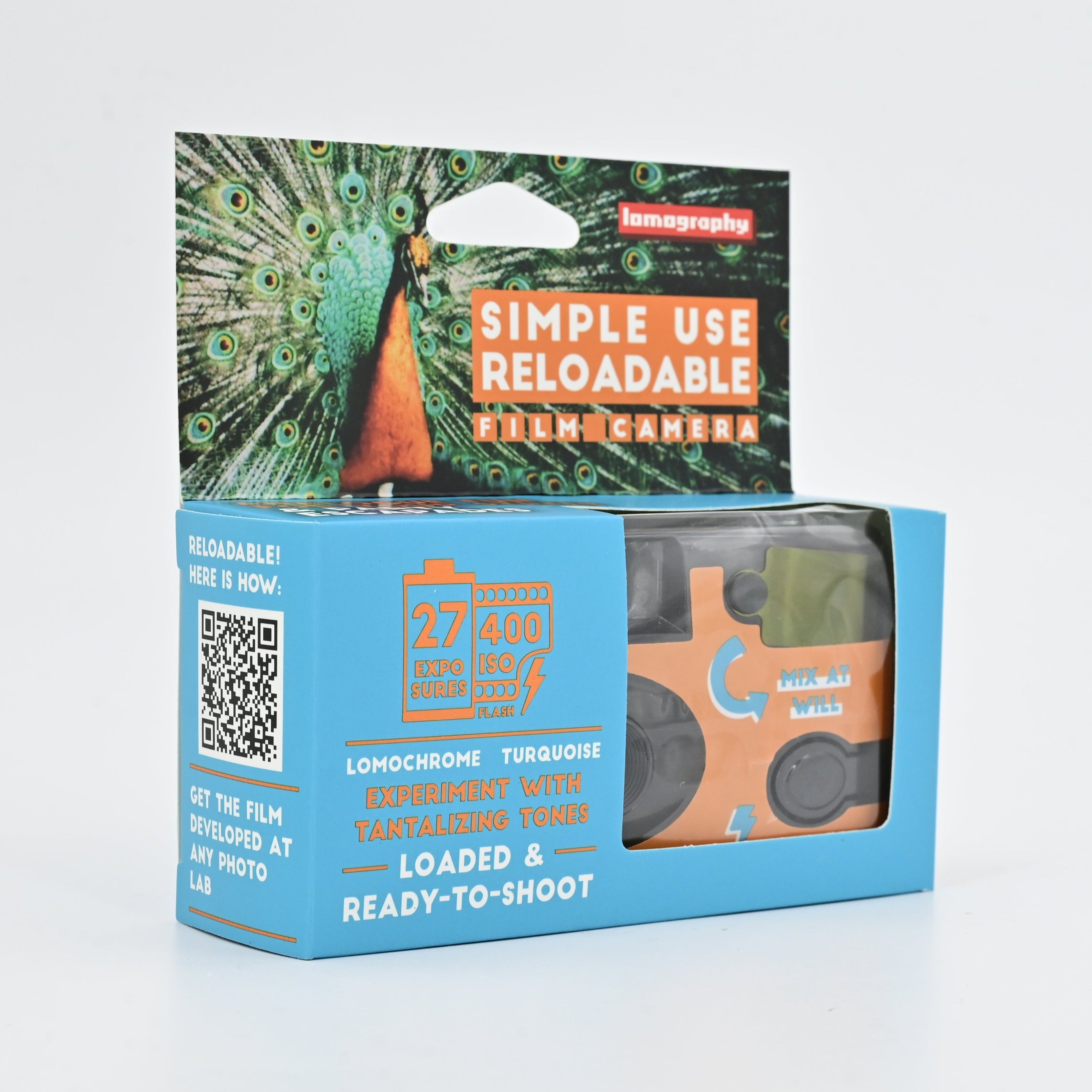 [現貨] Lomochrome Turquoise Reusable Camera 可重用式菲林相機 – SHOWA