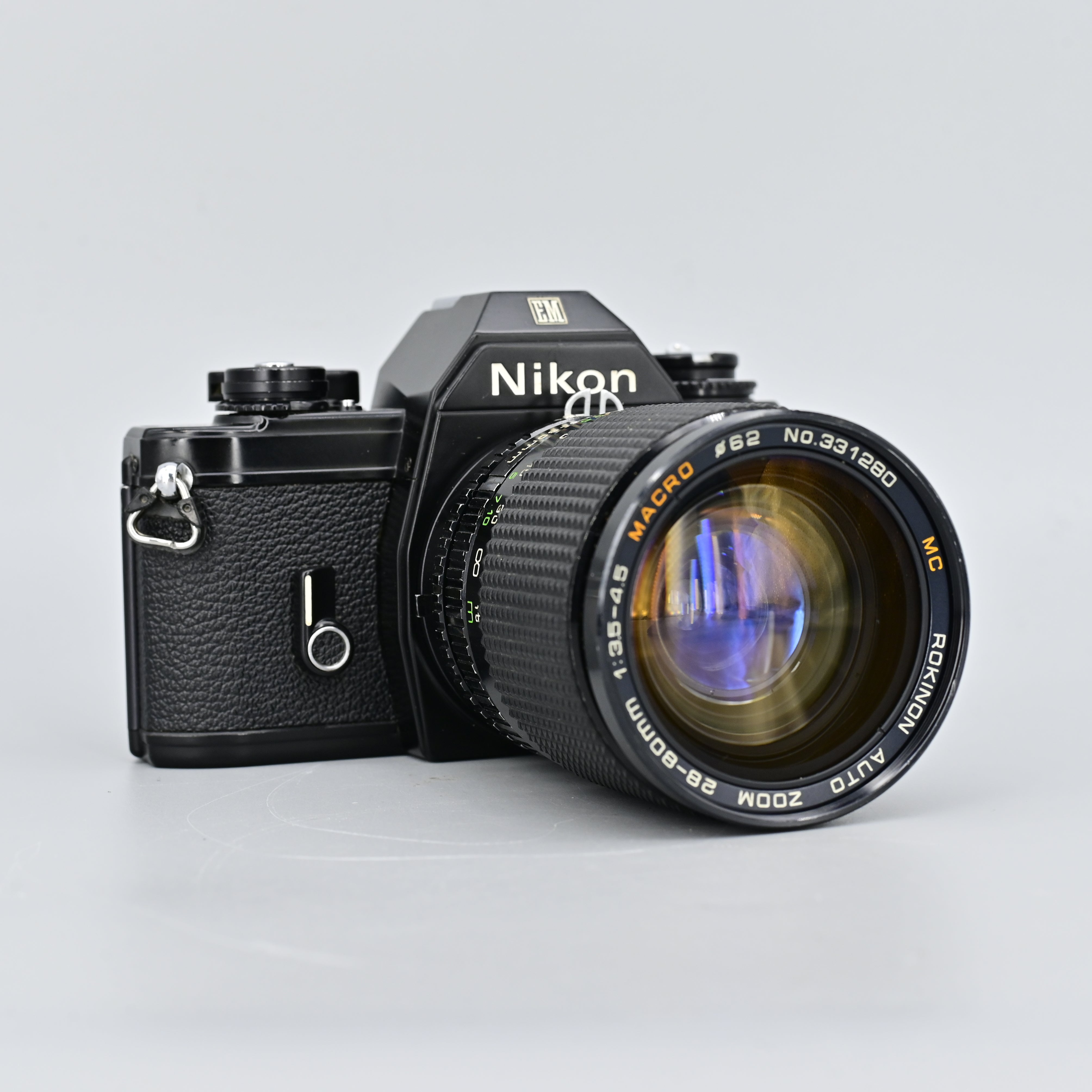 Nikon EM Black + 28-80mm F3.5-4.5 Lens – SHOWA