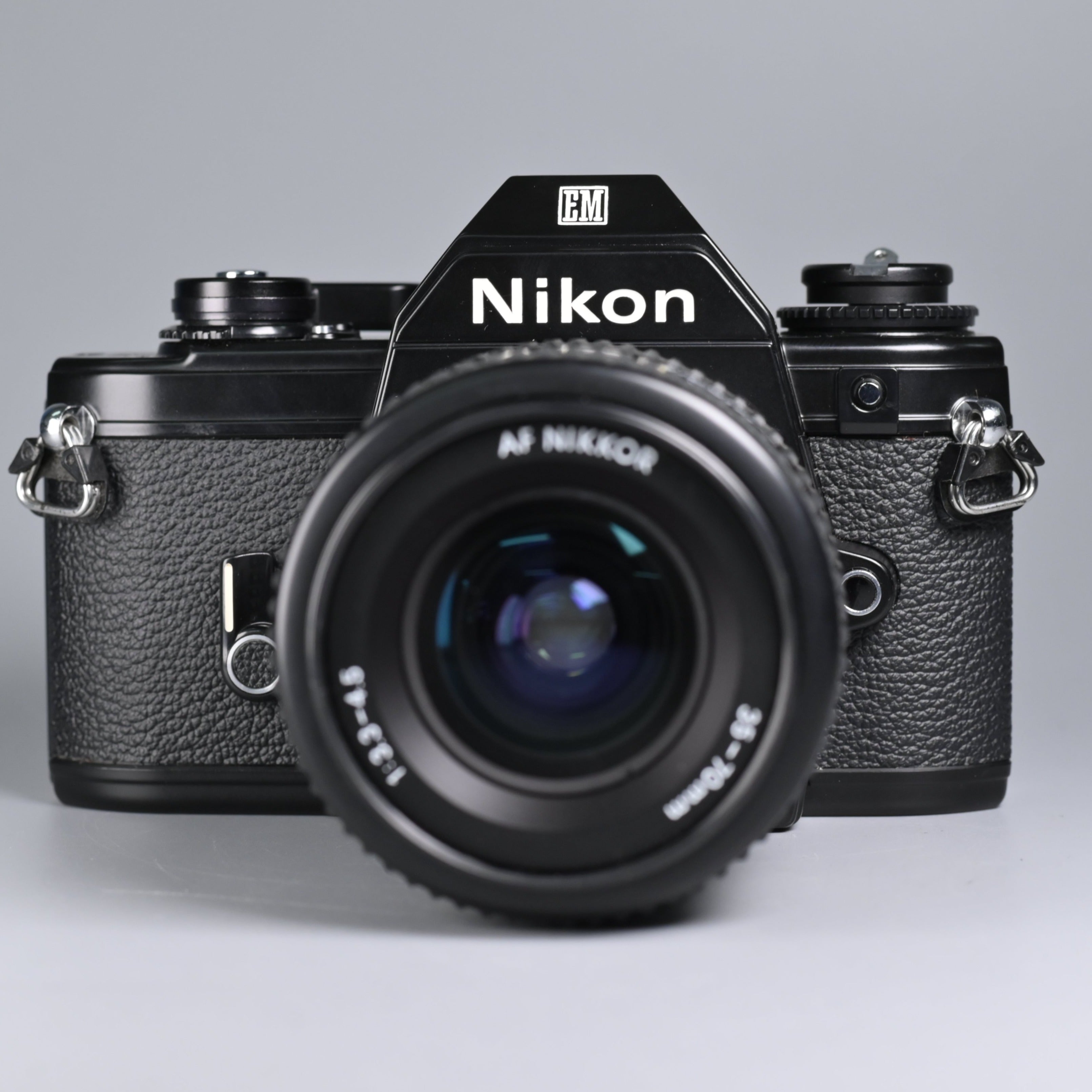 Nikon EM Black + AF Nikkor 35-70/3.3 Lens – SHOWA