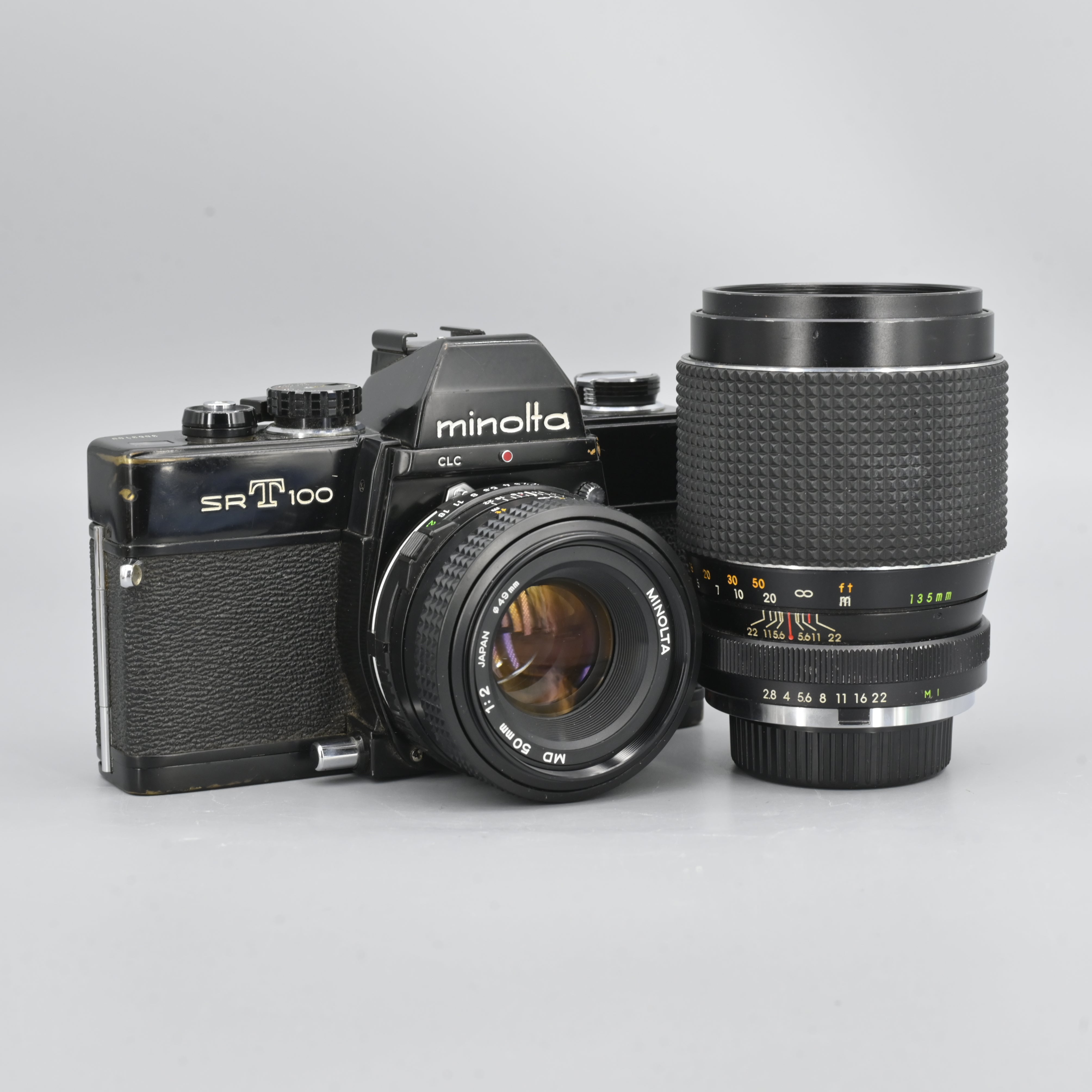 Minolta SRT100 + MD 50mm F2 Lens + JCPenney MD 135mm F2.8 Lens [READ ...